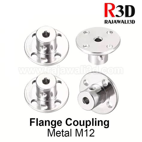 Jual Flange Coupling Metal Kopling Sambungan Shaft Kopel Id 12mm Shopee Indonesia