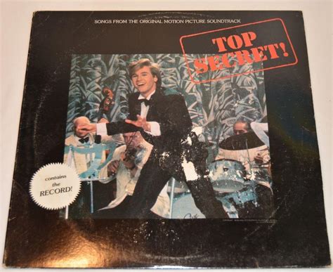 Soundtrack Top Secret Vinyl Record Album Lp Paramount Pb 3603