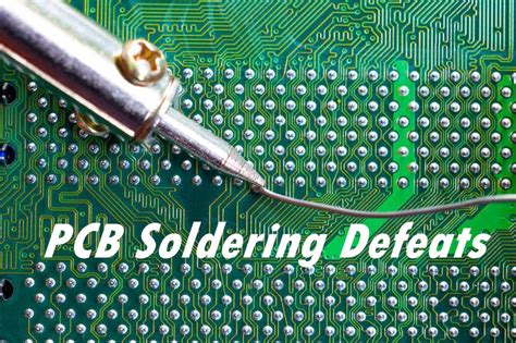 7 Pcb Soldering Defects You Should Pay Attention Kingpcb