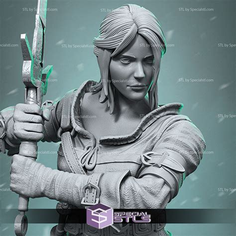 Ciri STL Files Standing SpecialSTL