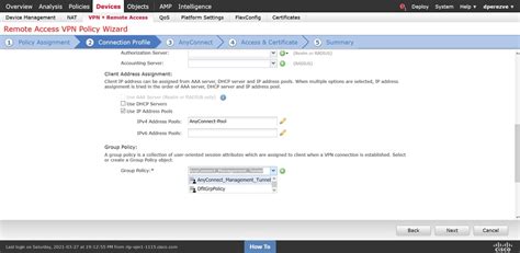 Configure Secure Client Vpn Management Tunnel On Secure Firewall Cisco