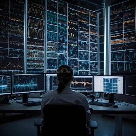 researcher observing particle collisions stock illustrations 1