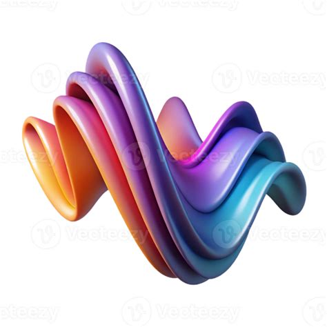 Beautiful Minimalist Abstract Representation Of Sound Waves Using Flowing Lines And Gradients