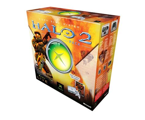 Xbox Classic Halo 2 Console Box Inner Cartons