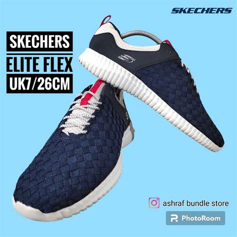 Skechers Elite Flex 7uk Bundle Mens Fashion Footwear Sneakers On
