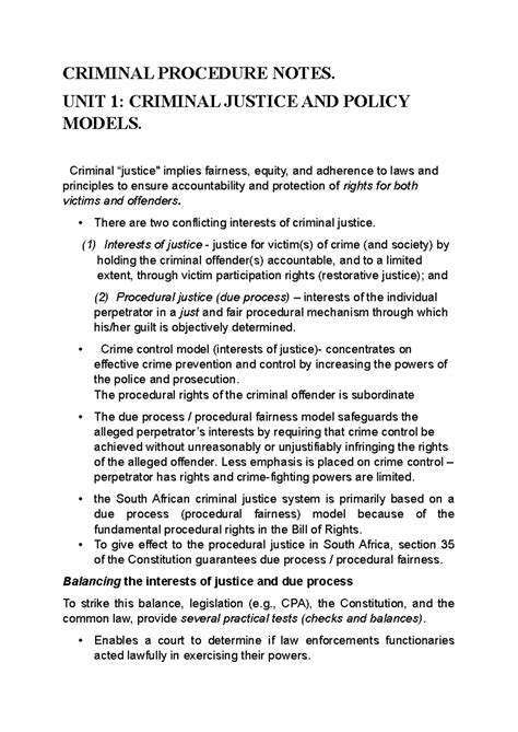 criminal procedure notes 3 criminal procedure notes unit 1 criminal