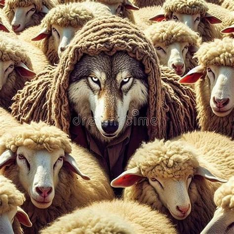 Sheep And Wolf Picture Sheep Behind Lion Mask Wolf Disguised As
