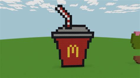 Рисунки из блоков в майнкрафт