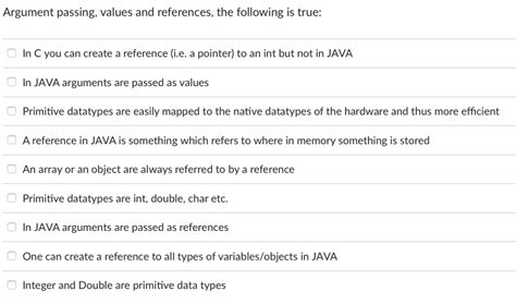 solved argument passing values and references the