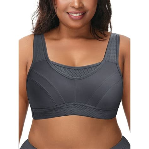 Avia Womens Medium Support Zip Front Sports Bra Seamless Moisture