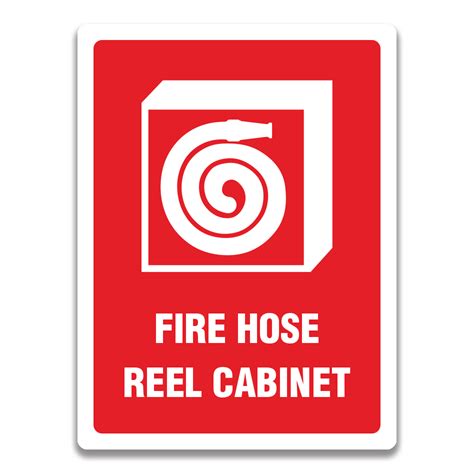 Fire Hose Reel Cabinet Sign Safety Sign And Label