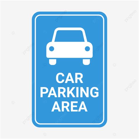 Parking Area Sign Car On White Stock Vector Royalty Free 41 Off