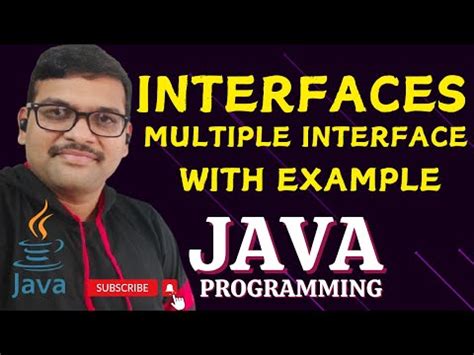 INTERFACES ( MULTIPLE INHERITANCE ) - JAVA PROGRAMMING - YouTube