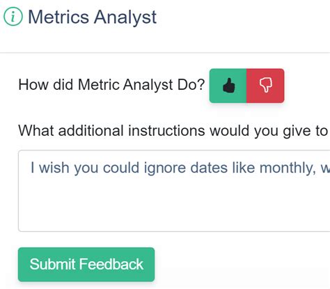 Metrics Analyst For Salesforce Getting Started