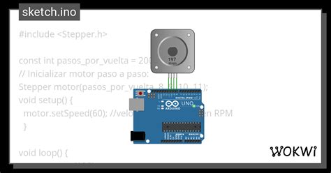 Motorstepper2 Wokwi Esp32 Stm32 Arduino Simulator