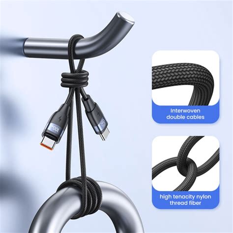 USAMS 100w 2M Fast Charge USB C To USB C Lets Talk Mobiles