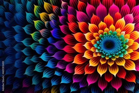 3d Paper Quilling Sonic Flowers Made Of Digital Binary Barcode Data