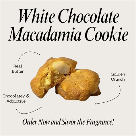 White Chocolate Macadamia Cookie Handfactorybakes