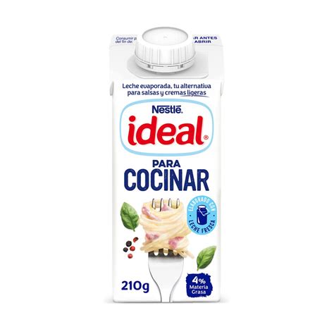 Leche Evaporada Ideal 210g Cremosa Ligera Y Natural Outlet Pc