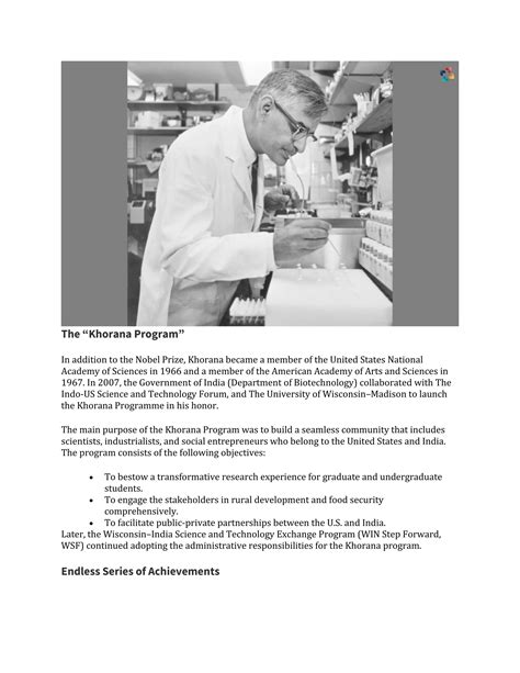 The Story Of Har Gobind Khorana First Indian Scientist To Win The