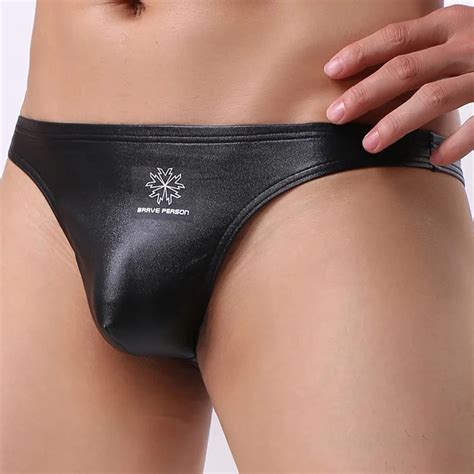Mens Gay Mens Metallic Thong Gay Underwear