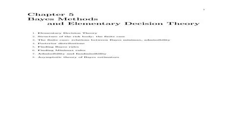 Download Pdf Chapter 5 Bayes Methods And Elementary Decision Theory