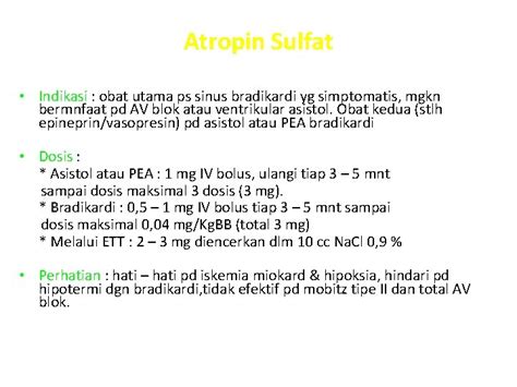 Algoritma Obat Obat Emergency Cardiovascular YULIATI Fakultas Ilmu