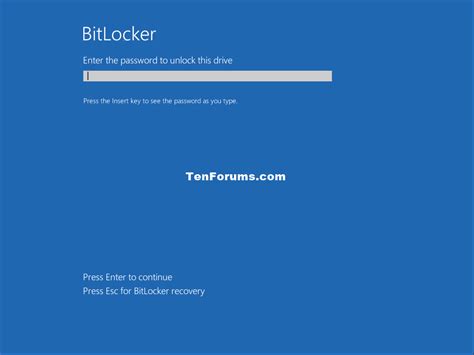 Turn On Or Off Bitlocker For Operating System Drive In Windows 10 Tutorials