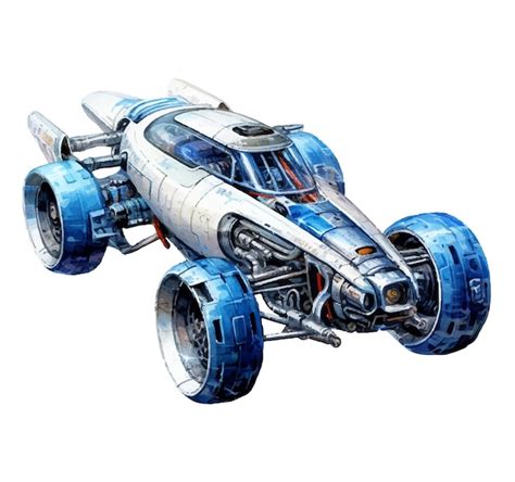 Premium Vector A Drawing Of A Blue And Silver Vehicle With The Number