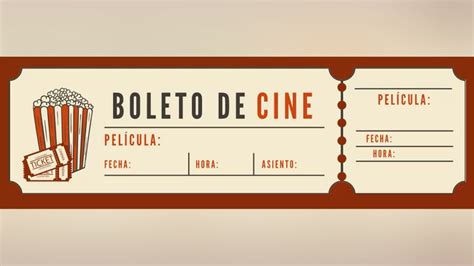 Ticket Cine Ticket De Cine Entradas De Cine Boleto De Cine