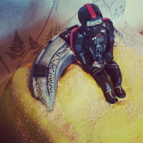 Stagatemass Effect Mash Up Cake With Edible Sheperd Mass Effect