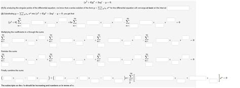 solved x2 6 y′′ 3xy′−y 0 1 by analyzing the singular
