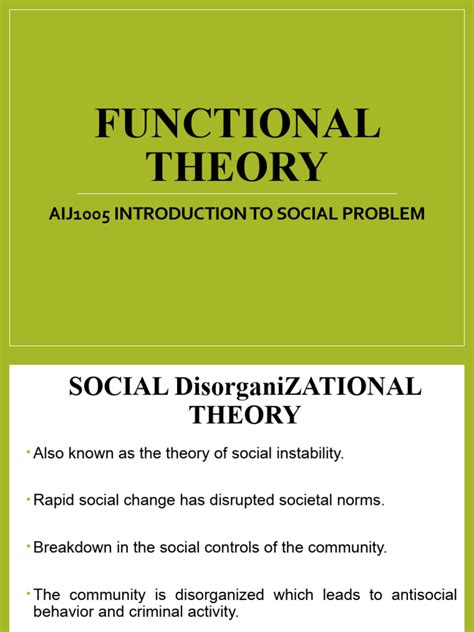 Topic 5 Functional Theory Ii 5 Pdf Deviance Sociology Émile Durkheim