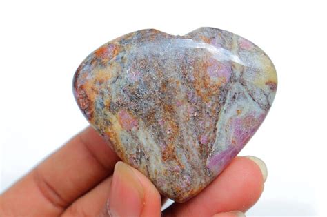 Matrix Ruby Heartstone Natural Matrix Ruby Heart Matrix Ruby Palm