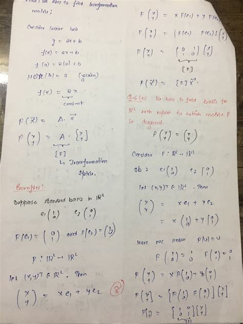 Linear Algebra Problem Set Linear Algebra Problem Set