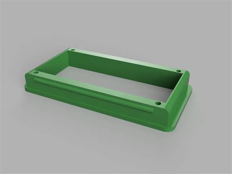 7 Or 14 Segment Display Panel Mount By Plmetz Download Free Stl Model