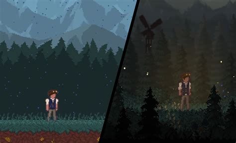my game before and after godot