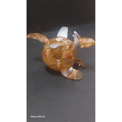 Bakugan Clear Translucent Dragonoid G600 Earth Element Shopee Brasil