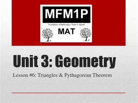 PPT Unit 3 Geometry PowerPoint Presentation Free Download ID 3062436
