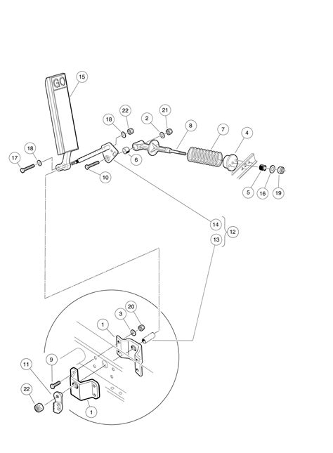 Brakes Pedals And Cable Assemblies Carrus Carts And Parts