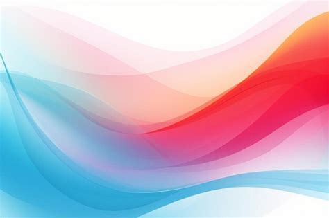 Premium AI Image Colorful Abstract Wave Layout For Presentation