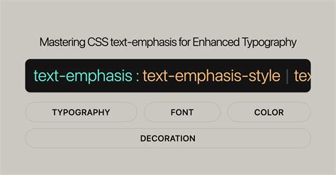 Mastering CSS Text Emphasis For Enhanced Typography