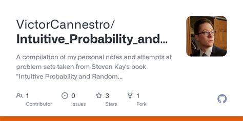 Github Victorcannestrointuitiveprobabilityandrandomprocesses A