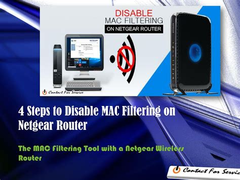 Ppt 4 Steps To Disable Mac Filtering On Netgear Router Powerpoint