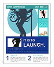 Dancing Of A Stripper Sensual Moves And Entertainment Flyer Template