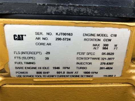 Caterpillar C18 Unused 601 Kw Kjt Diesel Power Holland