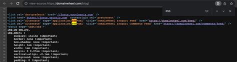 how to find the rss feed of a website with examples