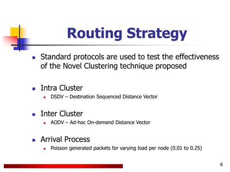 Ppt Efficient Routing Via Clustering Strategy For Ad Hoc Networks