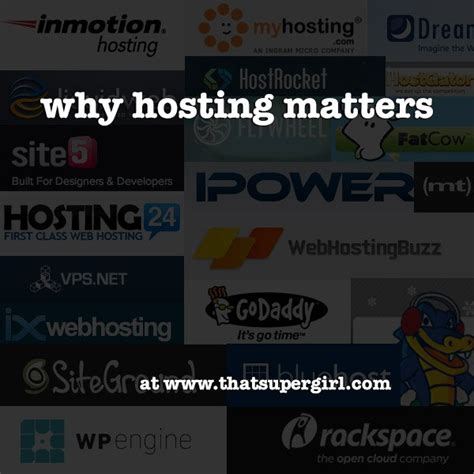 Why Hosting Matters That Super Girl