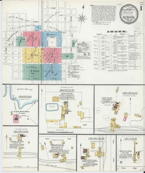 Sanborn Fire Insurance Map From Du Quoin Perry County Illinois